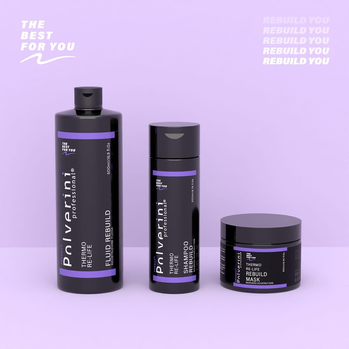 capelli sfibrati: rebuilding la soluzione - Polverini Diffusion